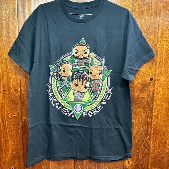 Funko | Shirts | Funko Tshirt Black Panther Wakanda Forever Mens Large ...